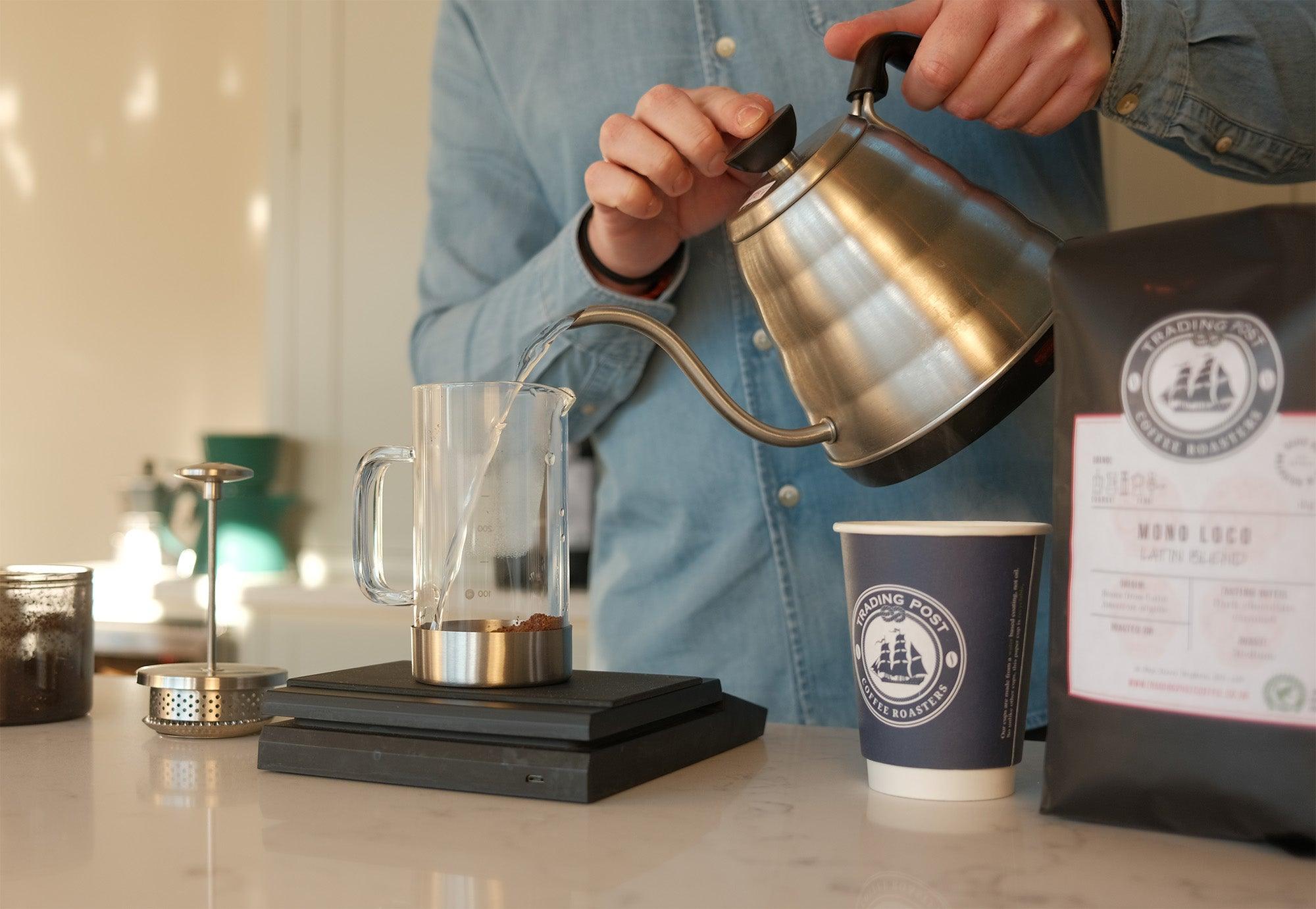 How to use a French Press – Trading Post Coffee Roasters